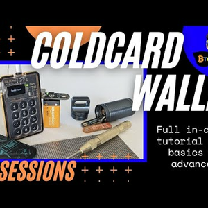 Coldcard Bitcoin Hardware Wallet - FULL TUTORIAL | video by Benjamin ...
