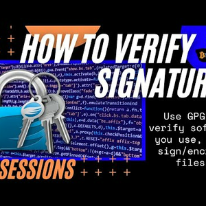 How To Verify Signatures With GPG | video by Benjamin Tyler Perrin ...
